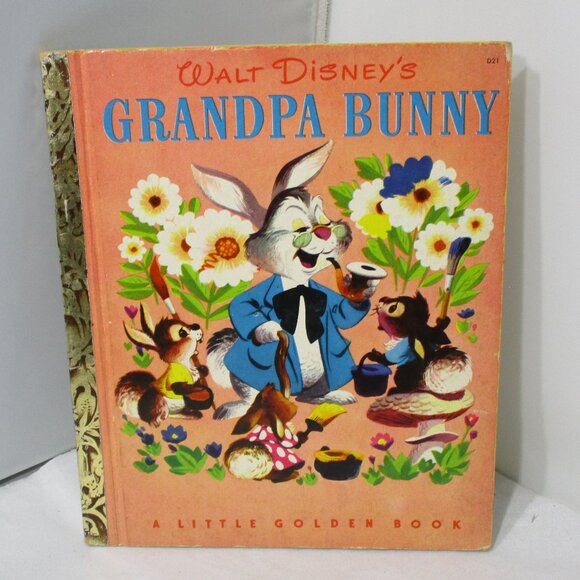 Little Golden Books | Toys | Vintage 951 Childrens Walt Disneys Grandpa ...